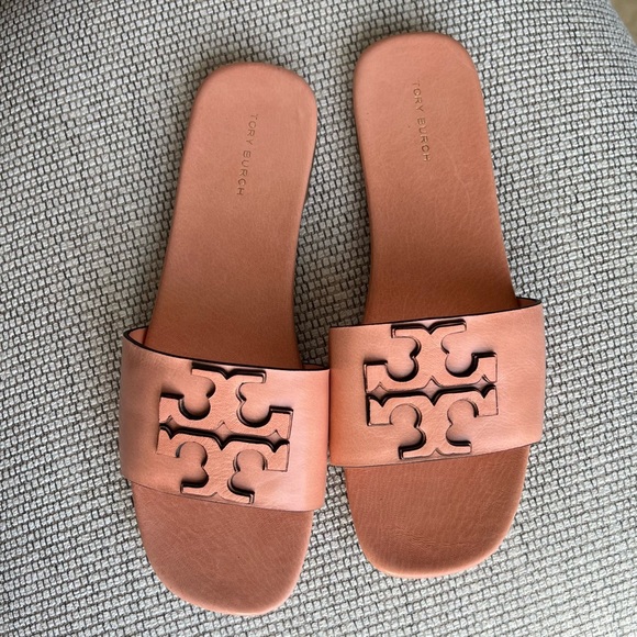 Tory Burch | Shoes | New Tory Burch Ines Flat Slide Sandals In Sweet ...